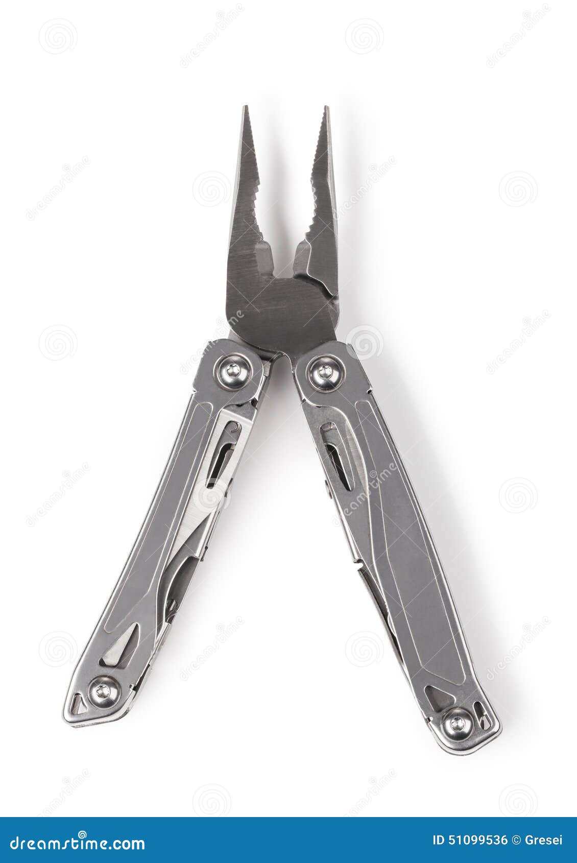 Steel folding multitool stock photo. Image of pliers - 51099536
