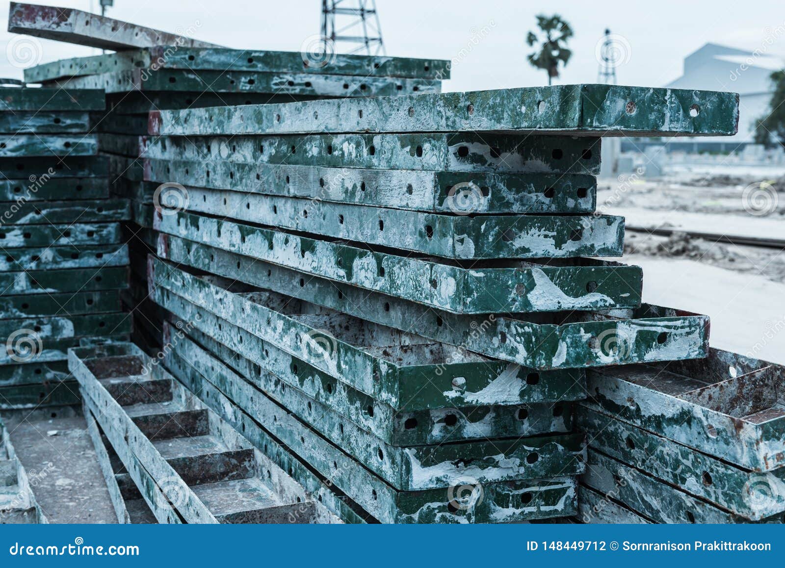 Steel Formwork For The Construction Of Reinforced Concrete Monolithic ...