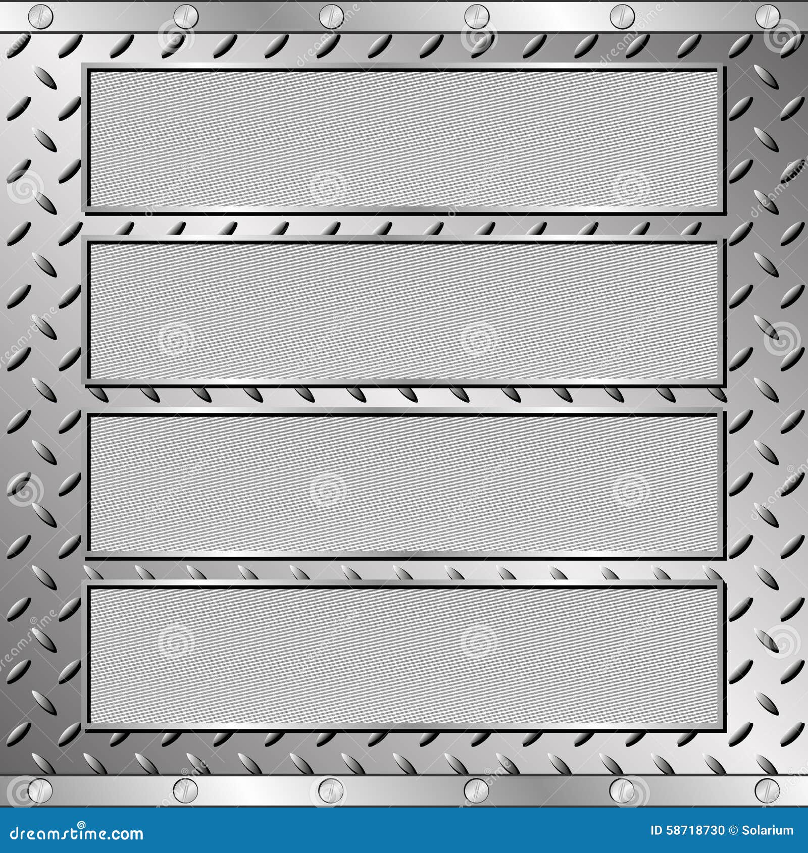Steel stock vector. Illustration of banners, background - 58718730