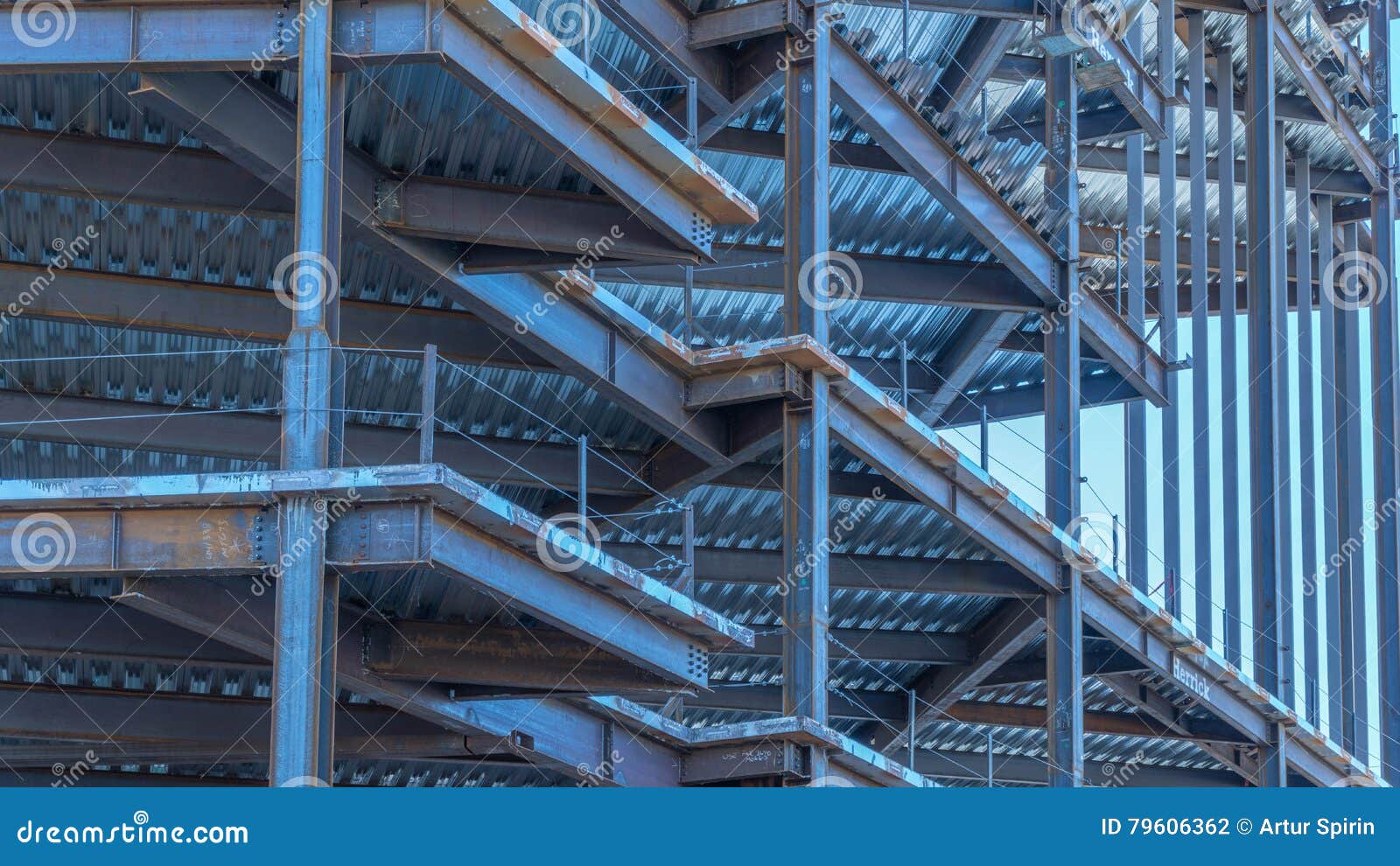 Steel Frame editorial photography. Image of built, structure - 79606362