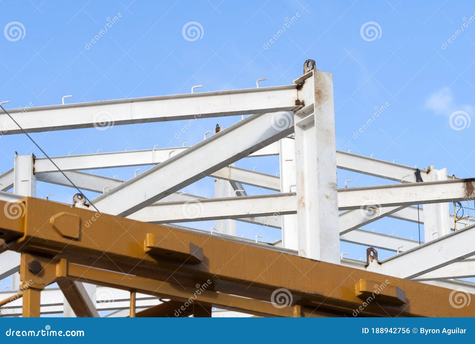 Steel Frame Building Under Construction, Engineering and Technology in ...