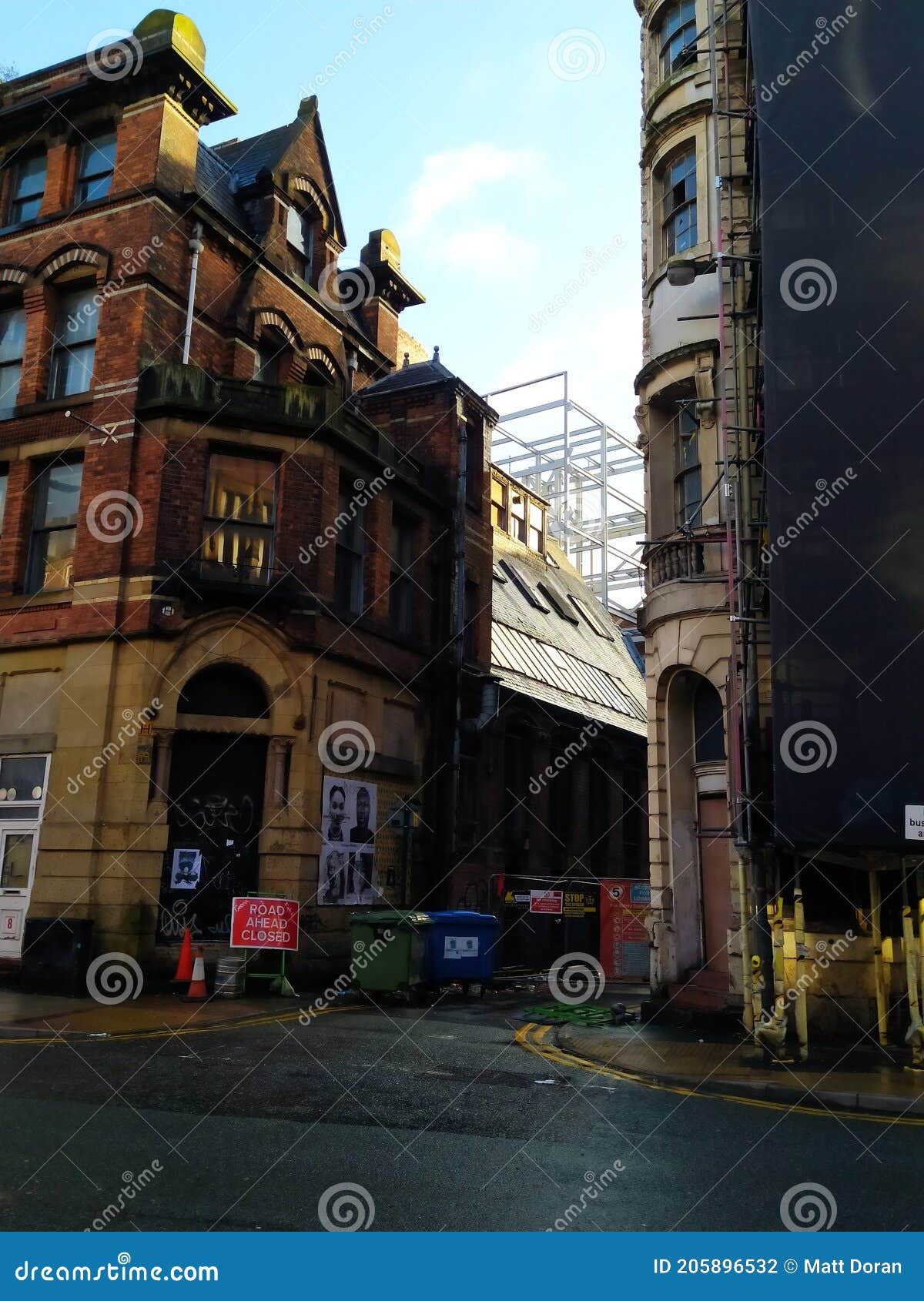 Steel Frame Construction in Manchester Editorial Photography - Image of ...