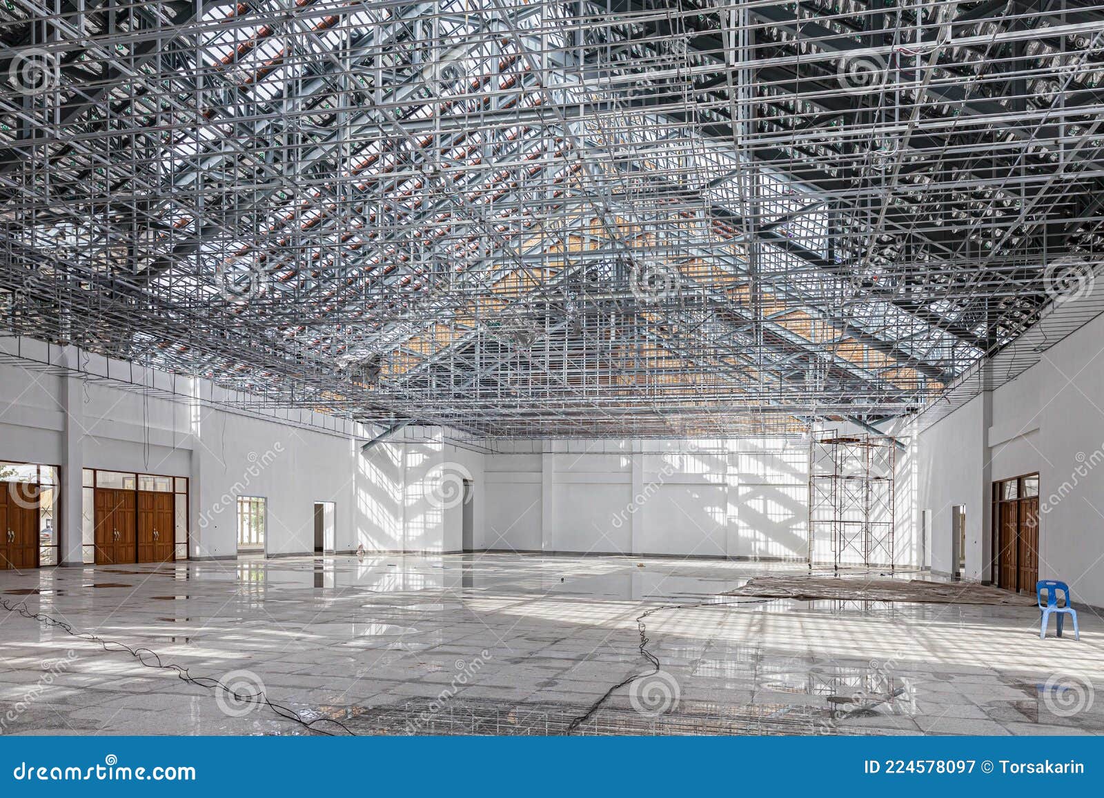 Frame for Installing the Ceiling in the Building Under Construction ...