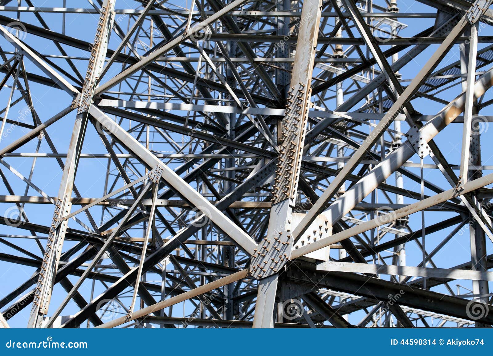 Steel framework stock photo. Image of joist, building - 44590314