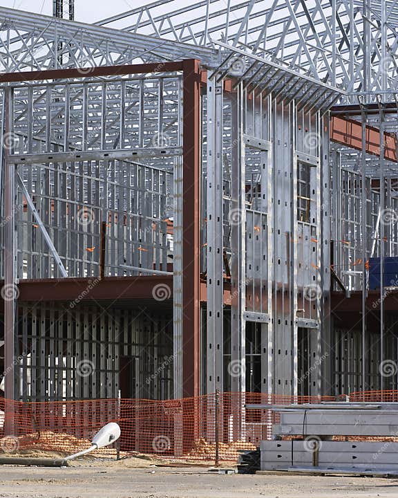 Steel framing stock photo. Image of hanger, commercial - 726346