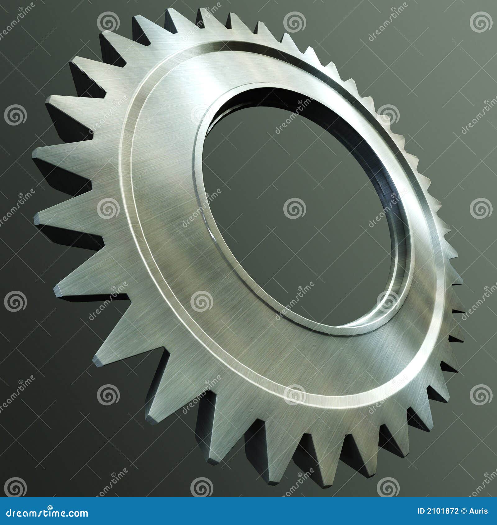 Steel gear stock illustration. Illustration of industry - 2101872