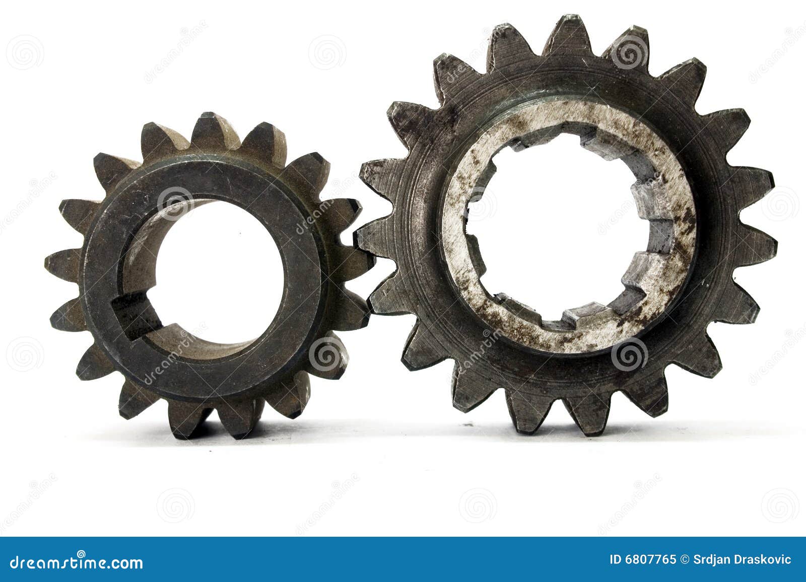Steel gear stock image. Image of camshaft, interchange - 6807765