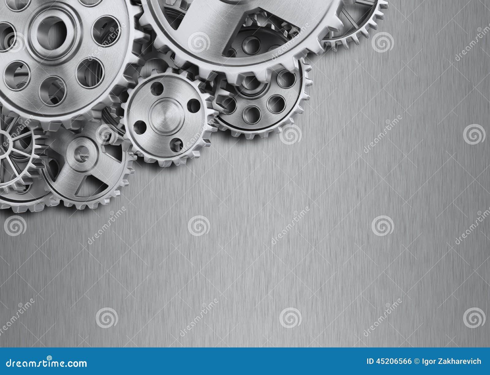 Steel gear wheels stock illustration. Illustration of background - 45206566