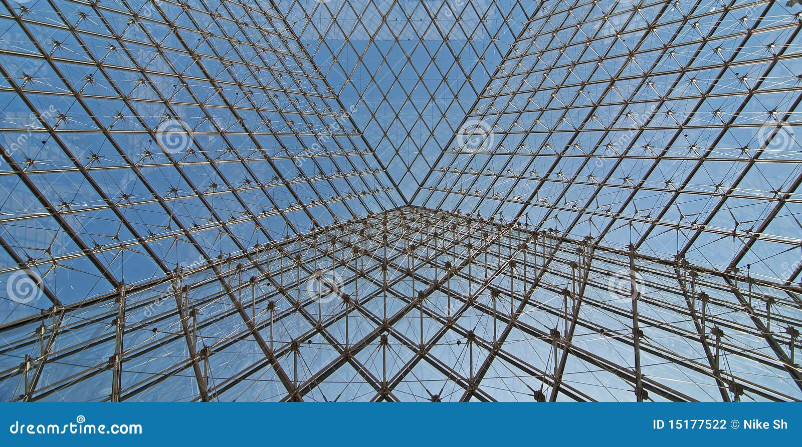 Steel and glass stock photo. Image of interior, glass - 15177522