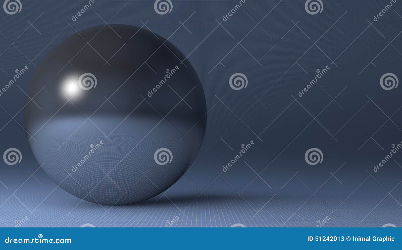 Steel glossy sphere stock illustration. Illustration of metallic - 51242013