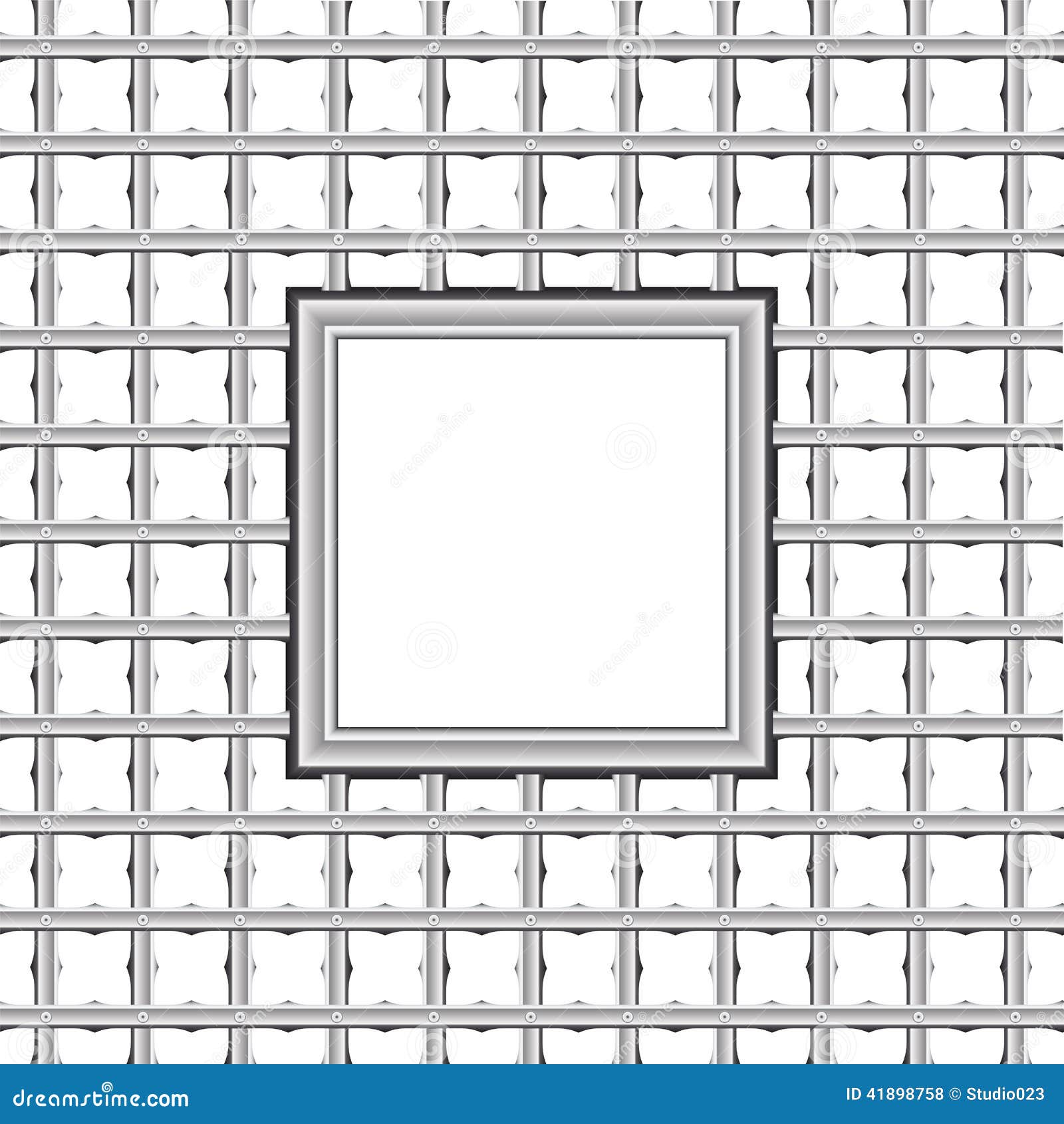 Steel grating stock vector. Illustration of pattern, protection - 41898758