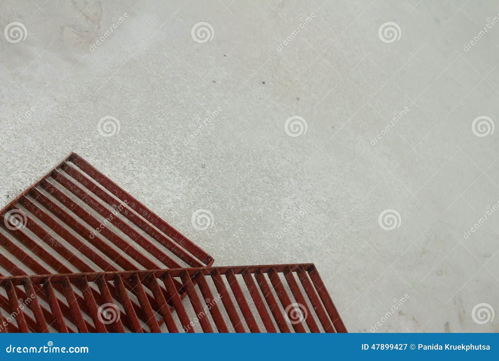 Steel Grating Red on a White Background. Stock Image - Image of chain ...
