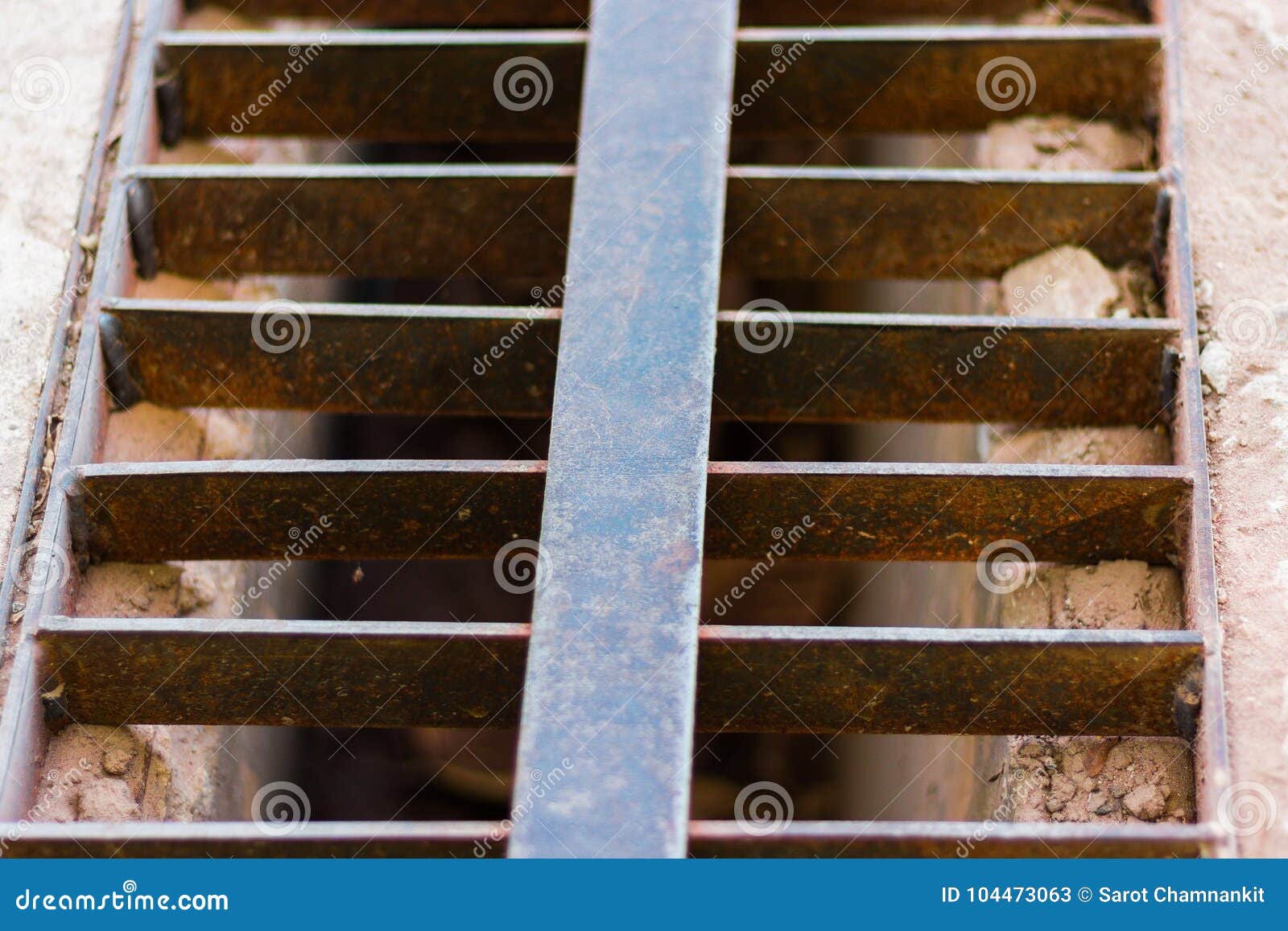 Steel grating rust stock image. Image of road, grunge - 104473063