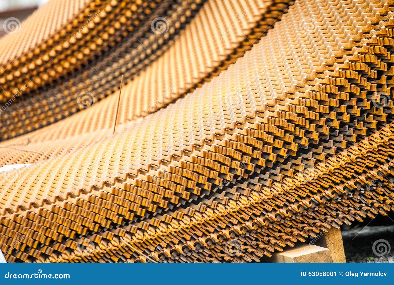 Steel grid at construction stock image. Image of closeup - 63058901