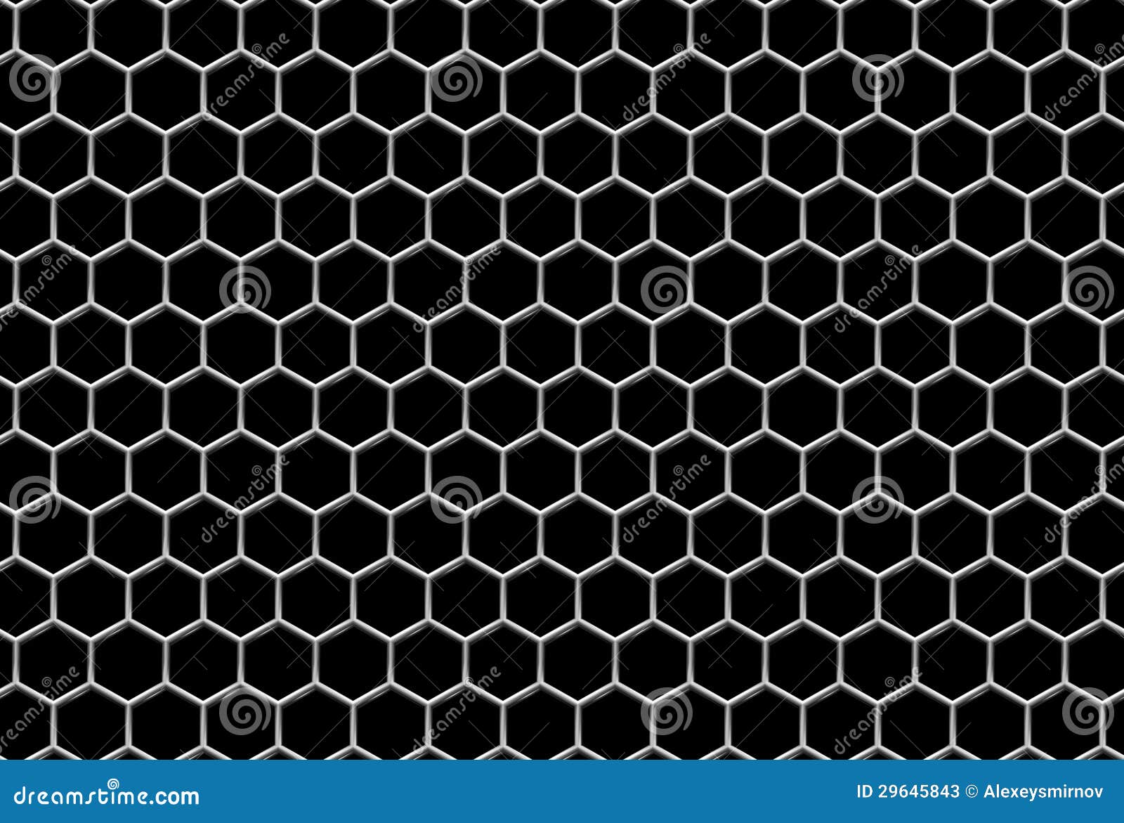 Steel Grid with Hexagonal Holes Industrial Seamless Background Stock ...
