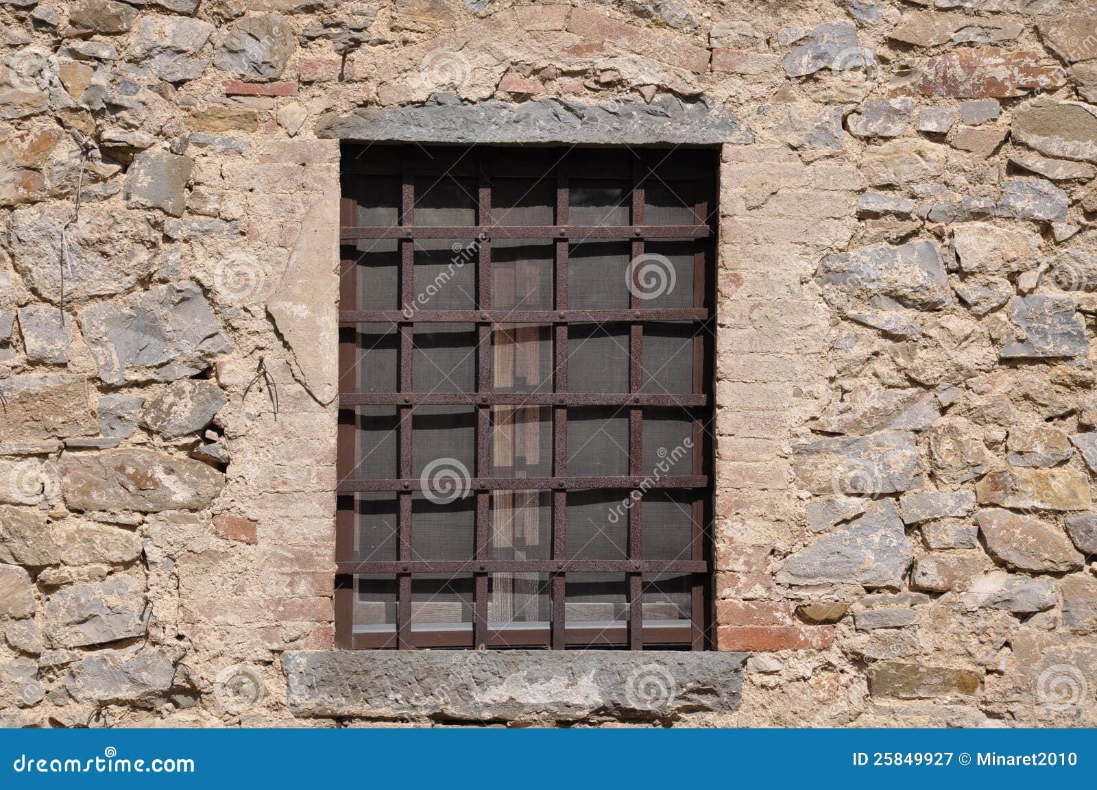 Steel grid and window stock image. Image of jail, grunge - 25849927