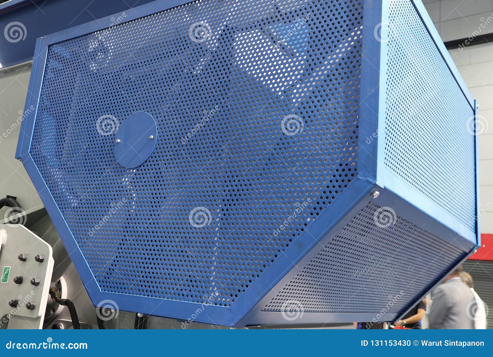 Steel Guard for Safety Protection Stock Photo - Image of machinery ...