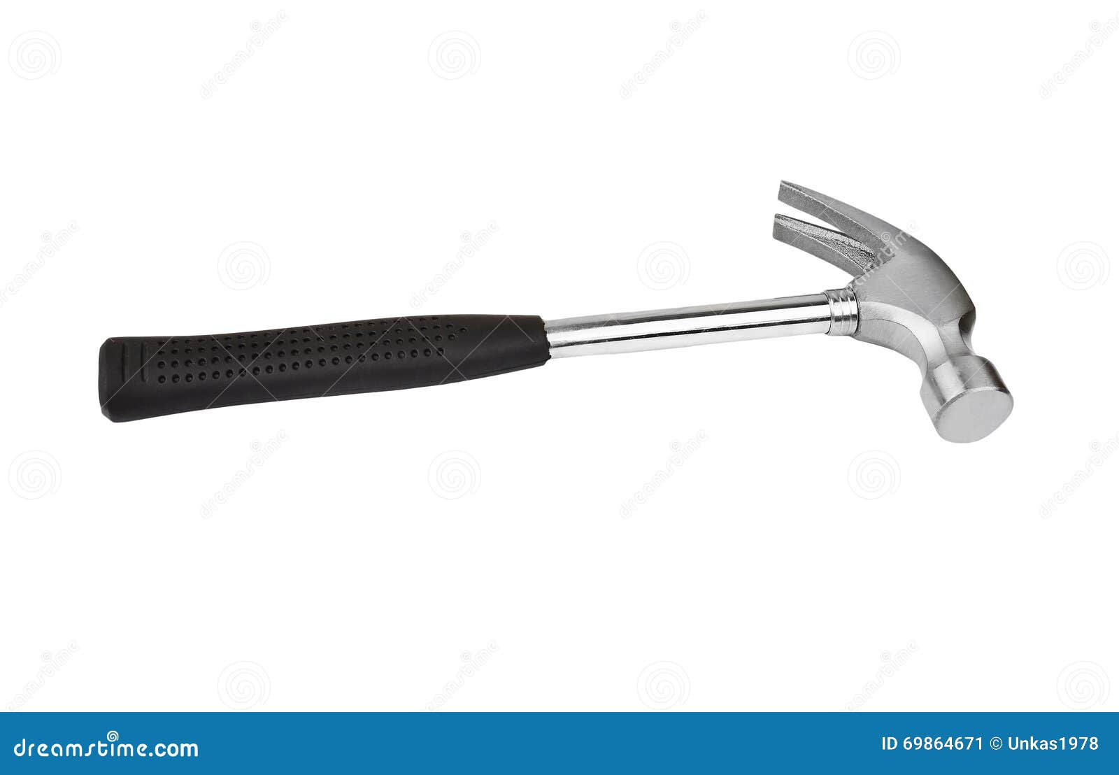 Steel hammer stock image. Image of accessory, metallic - 69864671