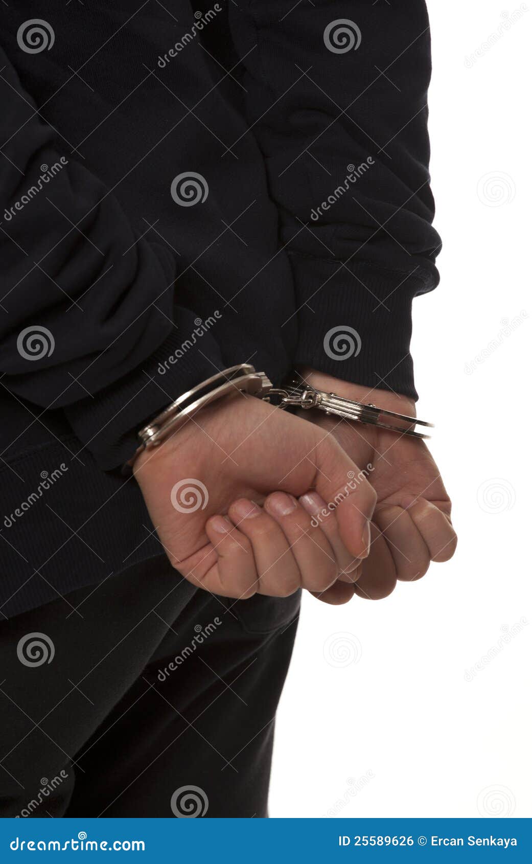 Steel handcuffs stock photo. Image of isolated, bracelet - 25589626