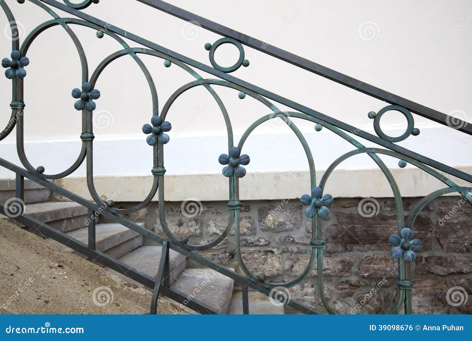 Steel handrail stock photo. Image of home, design, handrail - 39098676