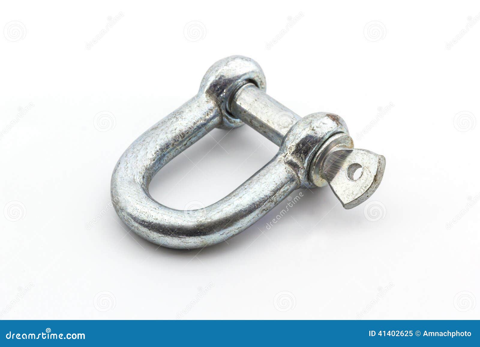 Steel Hardware for Fitting Electrical Cable. Stock Image - Image of ...