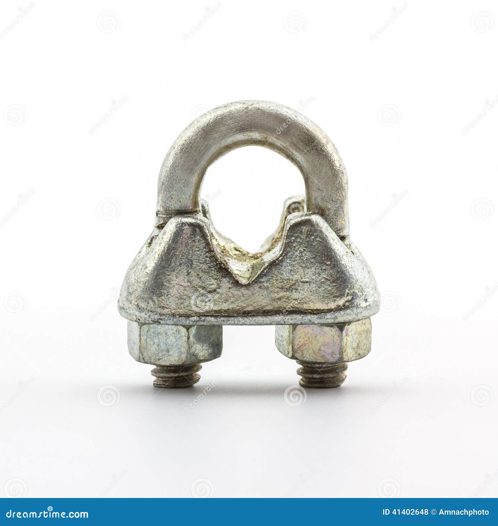 Steel Hardware for Fitting Electrical Cable. Stock Photo - Image of ...
