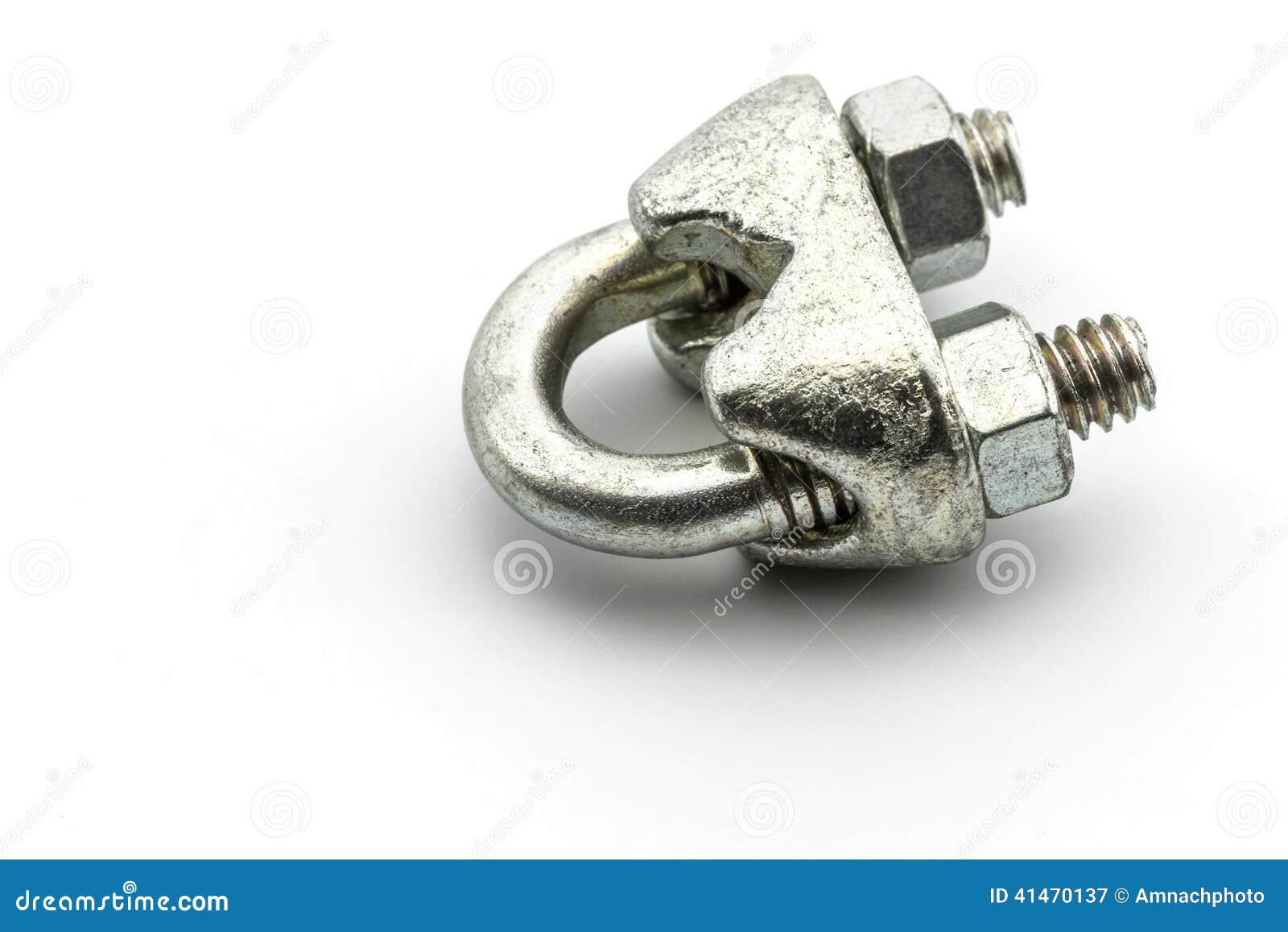 Steel Hardware for Fitting Electrical Cable. Stock Image - Image of ...