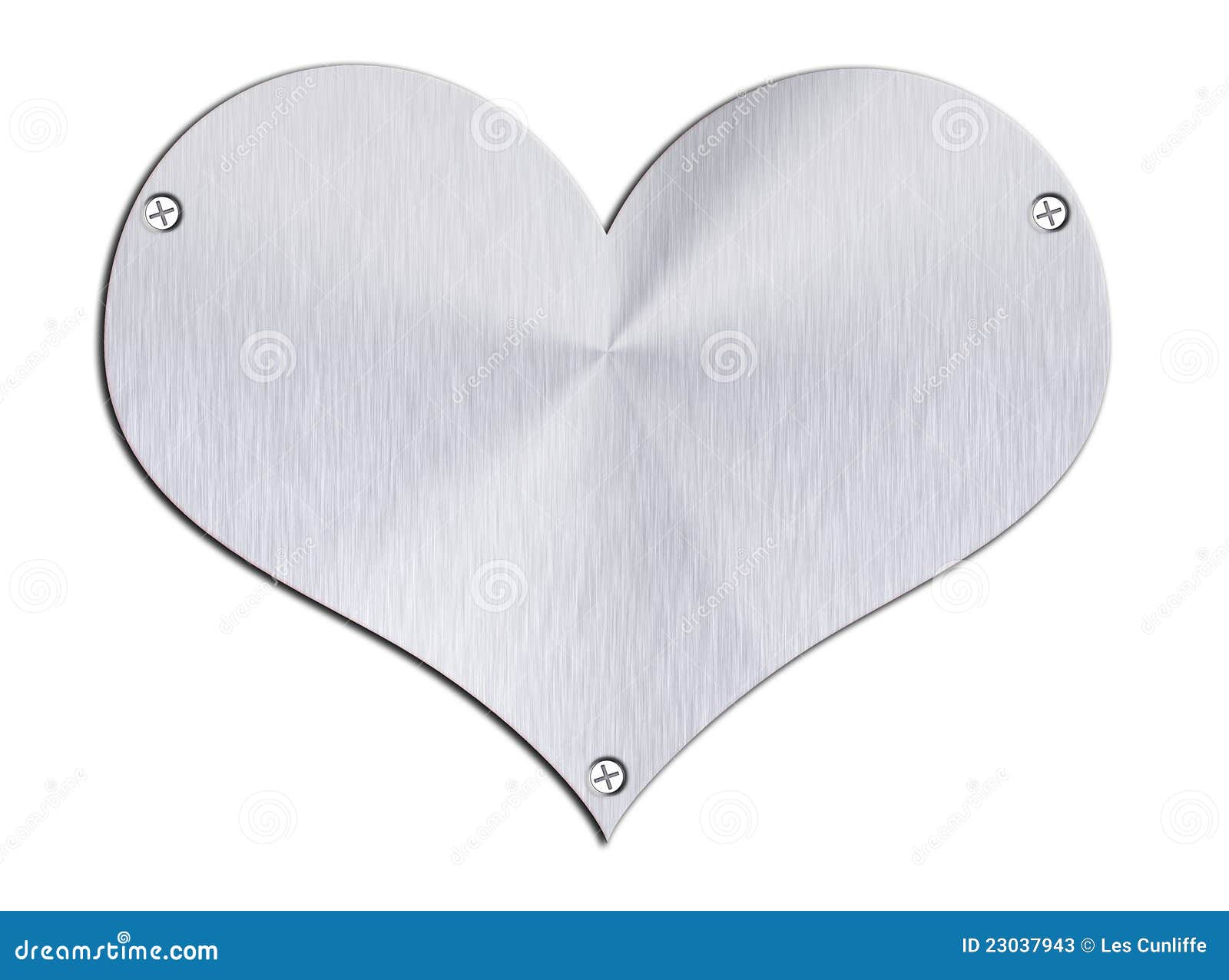Steel heart stock illustration. Illustration of heart - 23037943