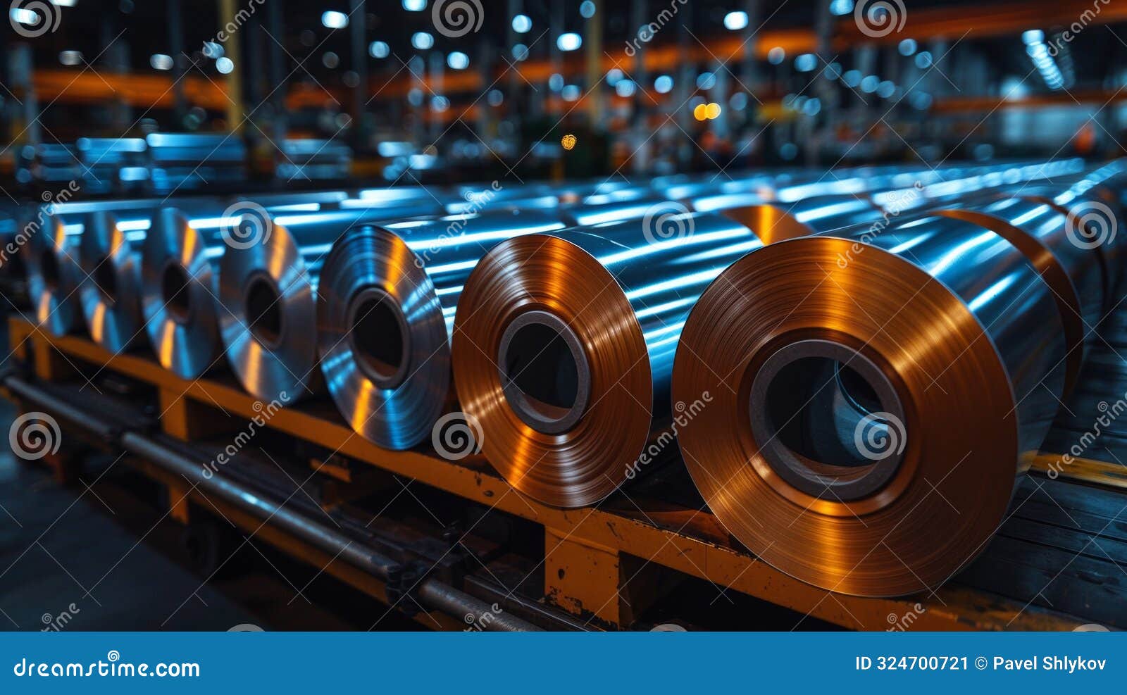 Steel Hot Roll Coil at Packing Yard Stock Image - Image of industry ...