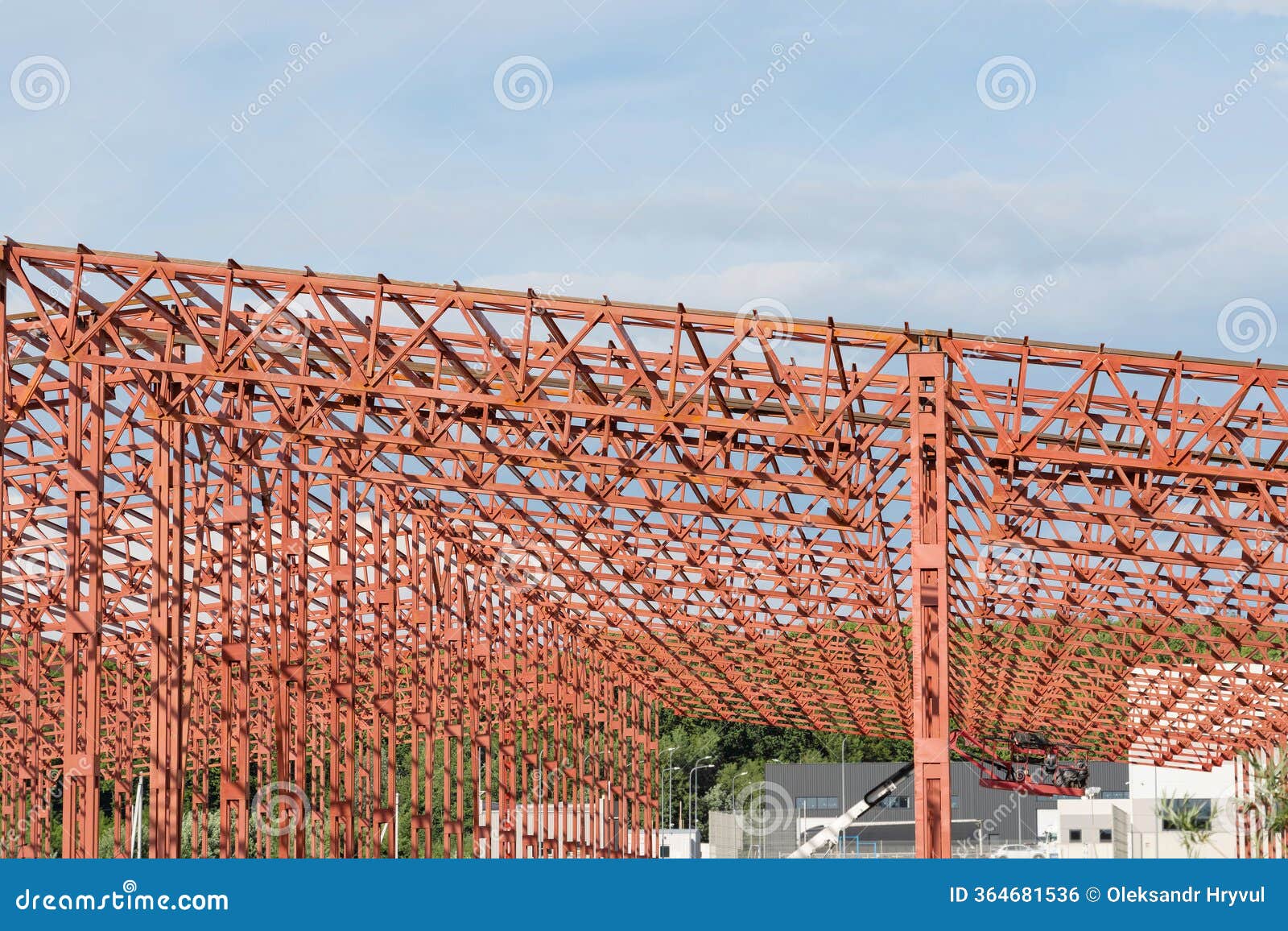 Metal Structures For Bridge Construction: Beams, Supports, Scaffolding ...