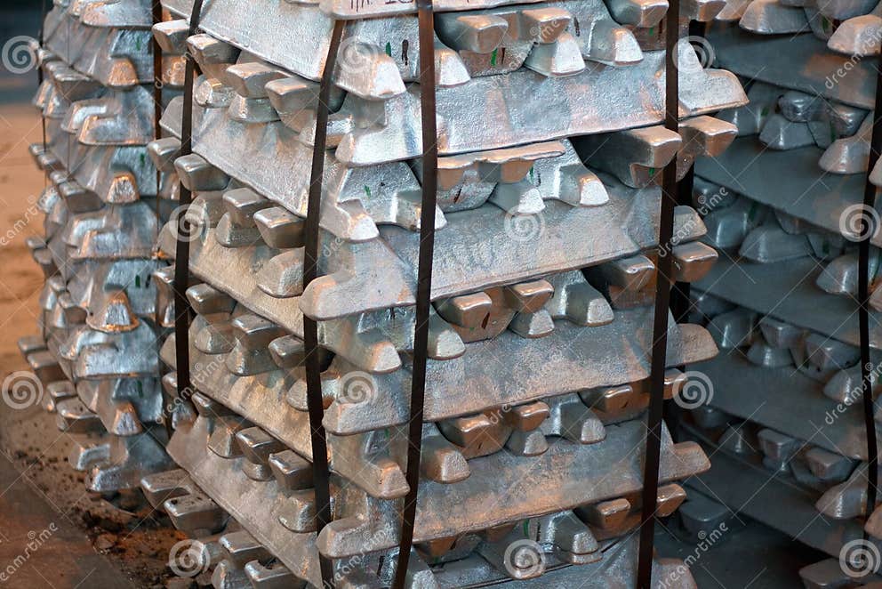 Steel ingots stock image. Image of aluminum, aluminium - 25304931