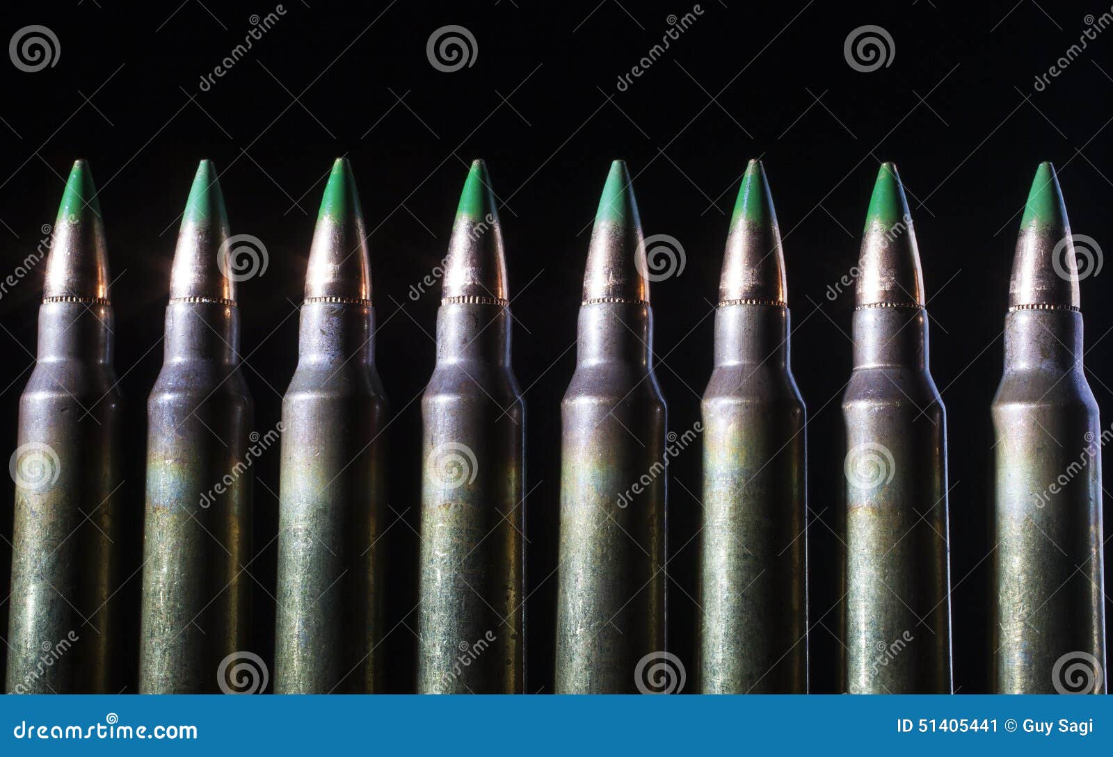 Steel insert bullets stock image. Image of green, lead - 51405441