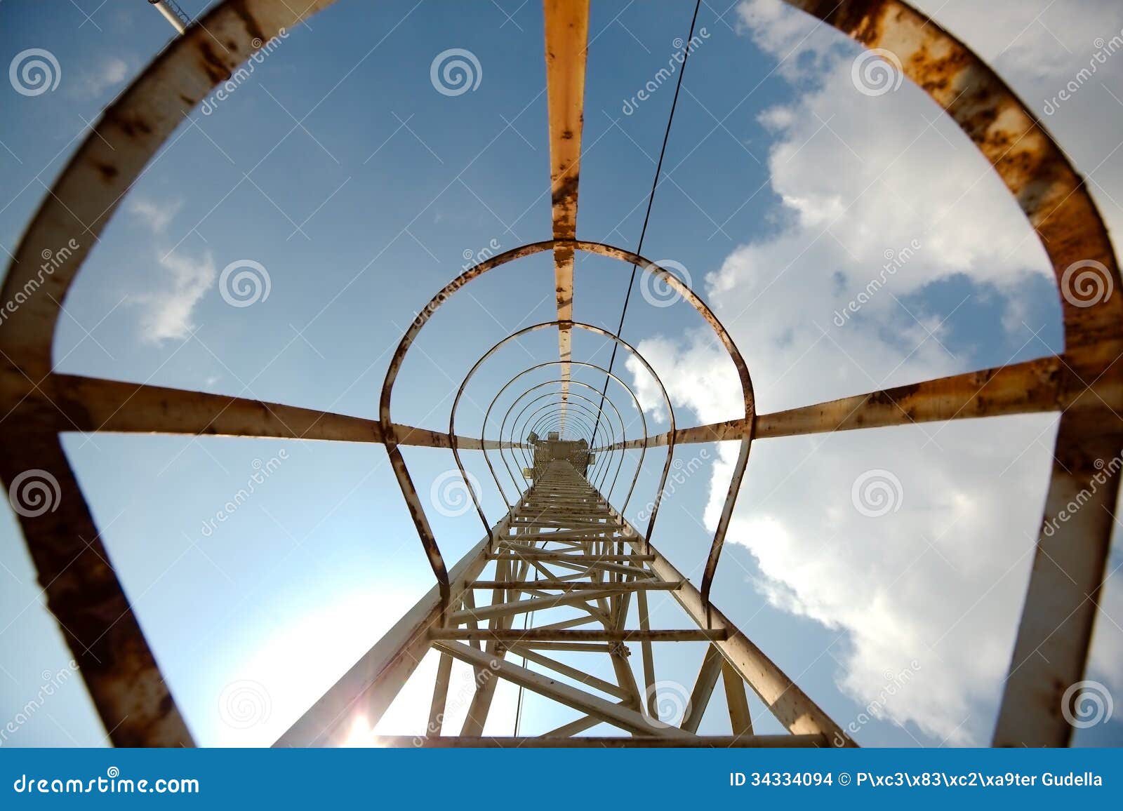 Steel ladder stock photo. Image of inside, steel, bars - 34334094
