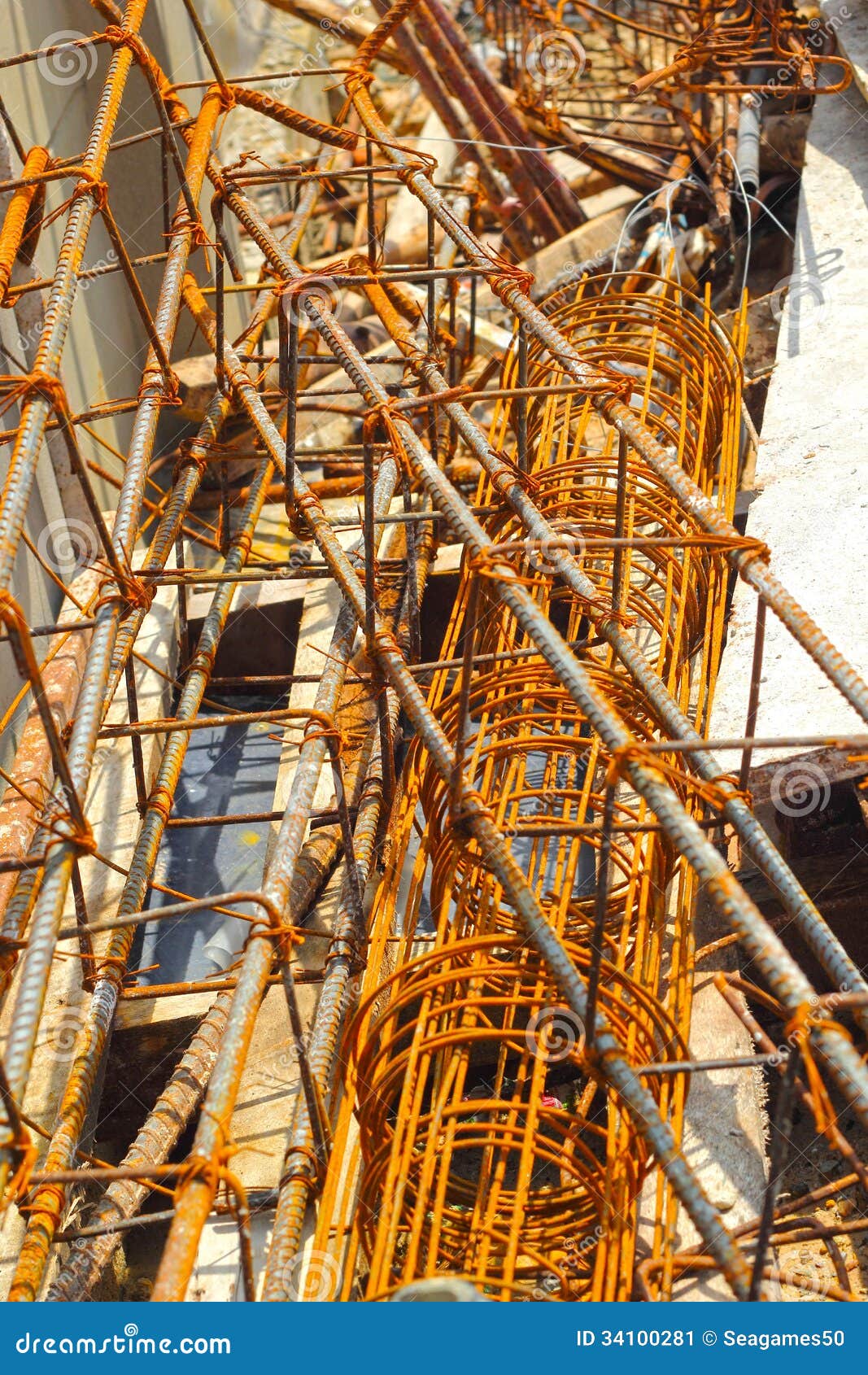 Steel Lines - for Construction - Background Stock Image - Image of ...