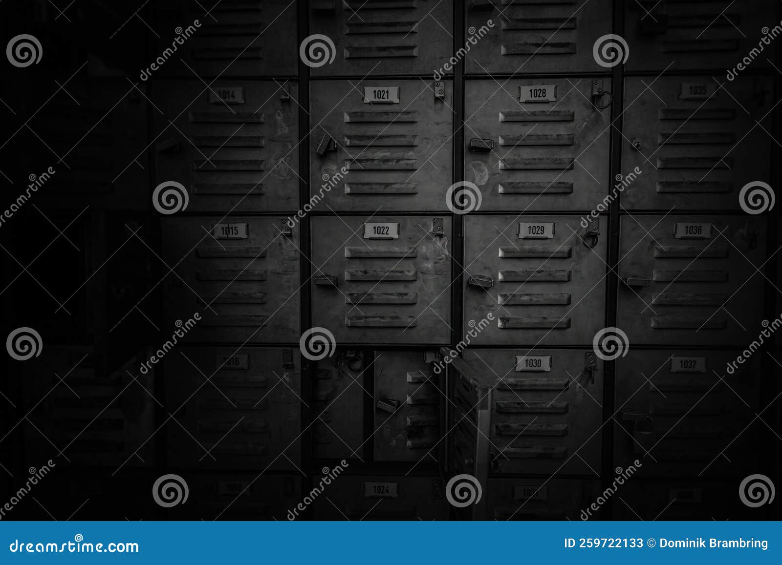 Steel Locker Hazard Warning Sign Royalty-Free Stock Photo ...