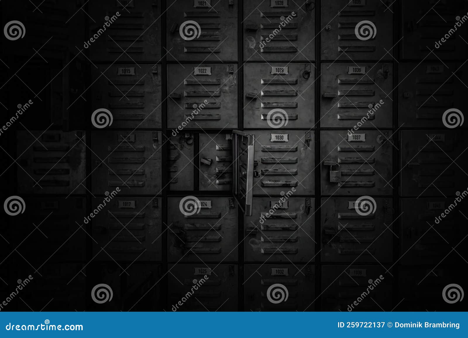 Steel Locker Hazard Warning Sign Royalty-Free Stock Photo ...