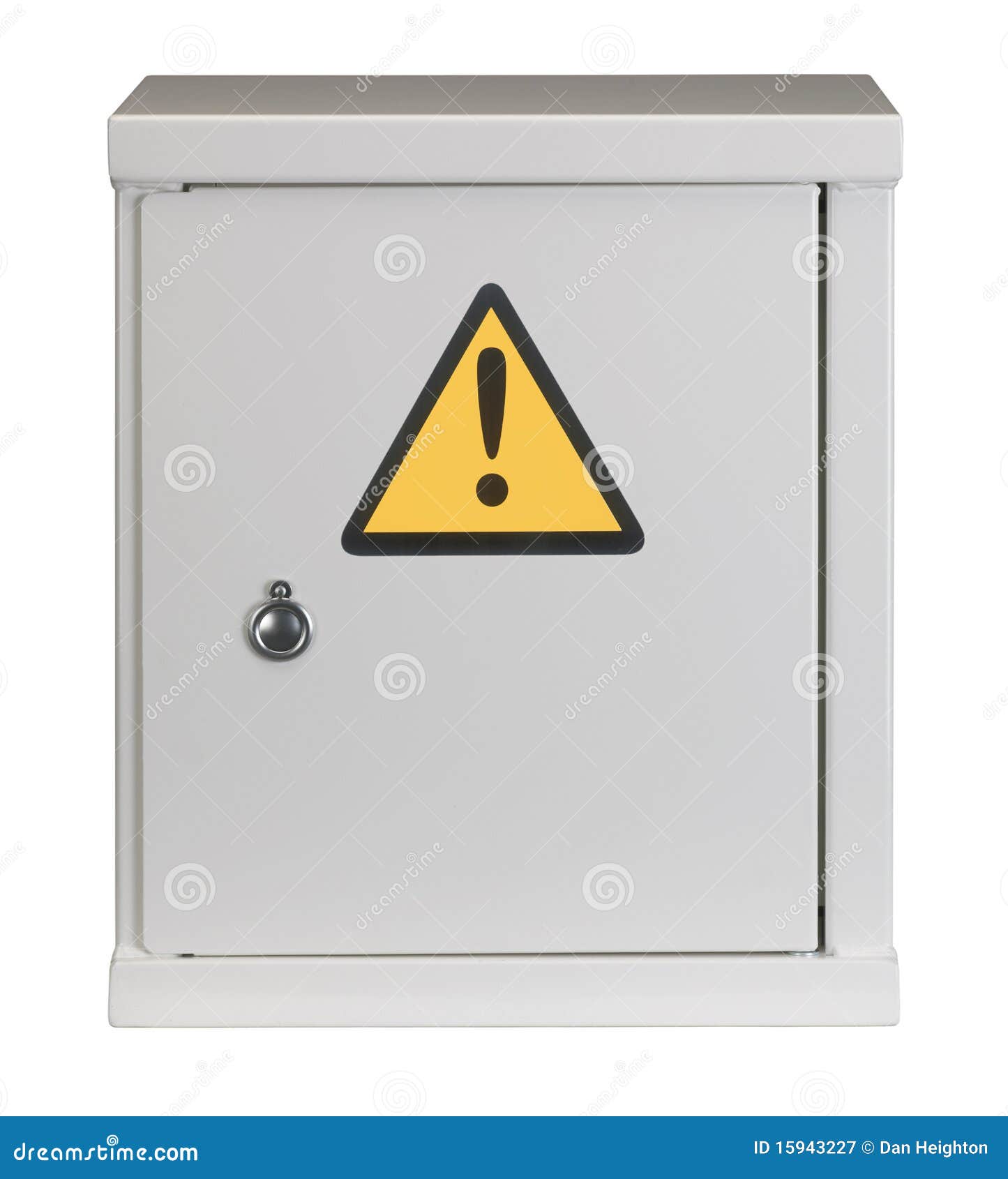 Steel Locker Hazard Warning Sign Royalty-Free Stock Photo ...