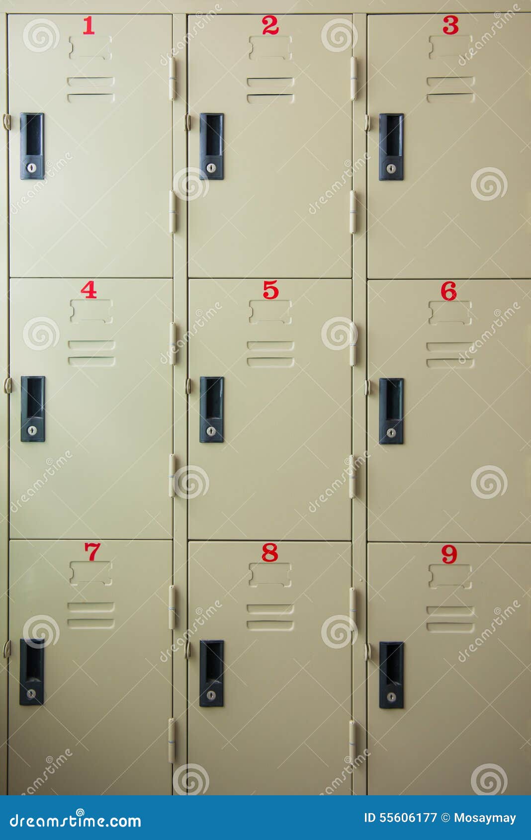 Steel Locker Hazard Warning Sign Royalty-Free Stock Photo ...
