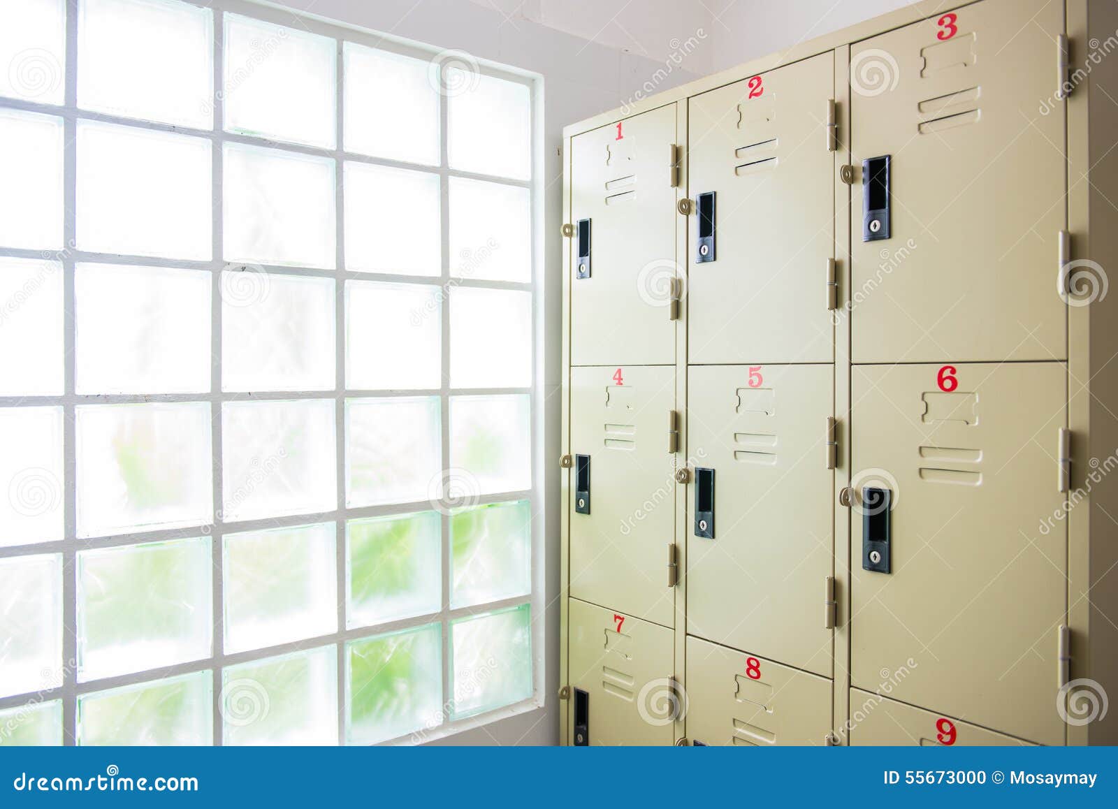 Steel Locker Hazard Warning Sign Royalty-Free Stock Photo ...