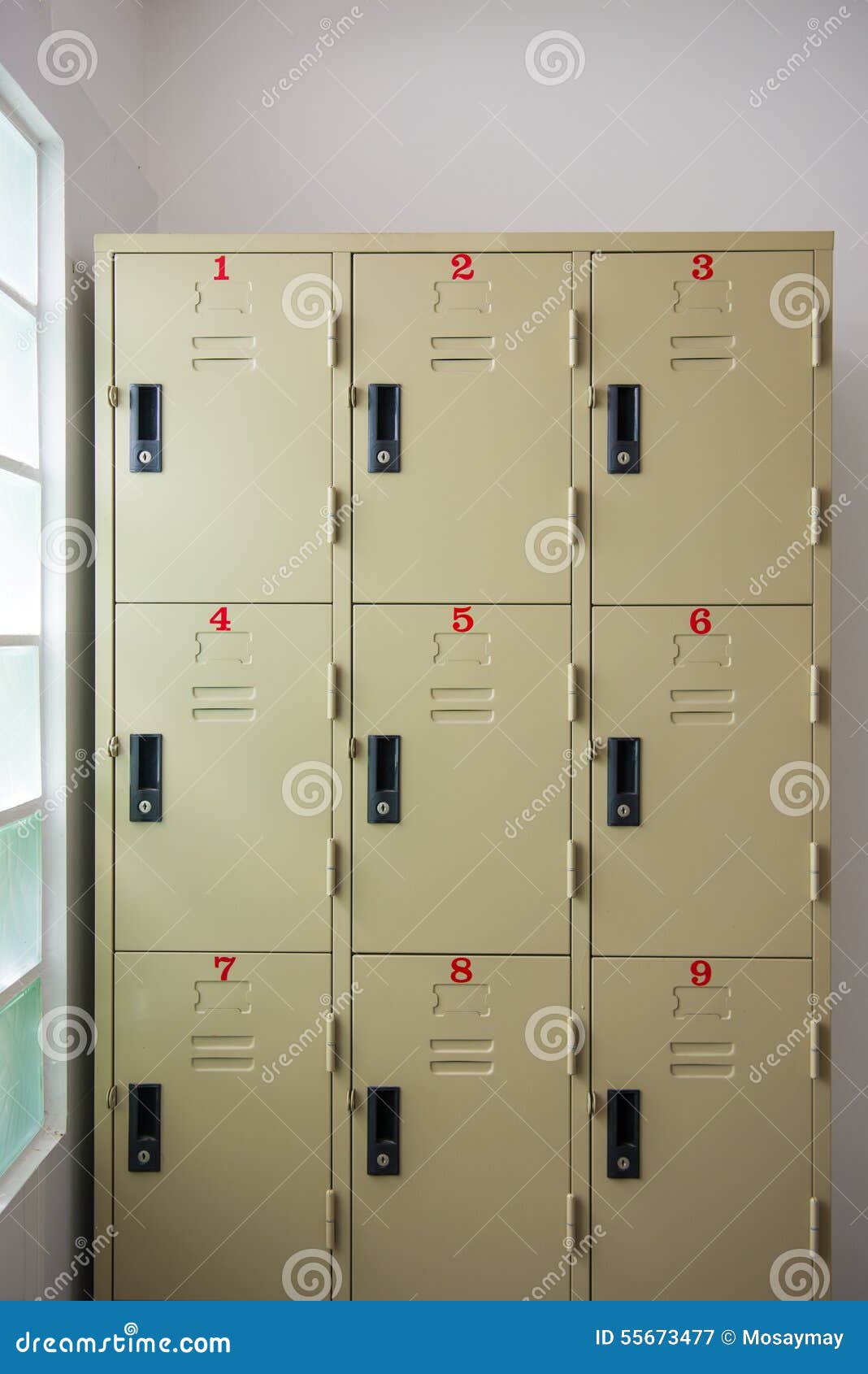 Steel Locker Hazard Warning Sign Royalty-Free Stock Photo ...