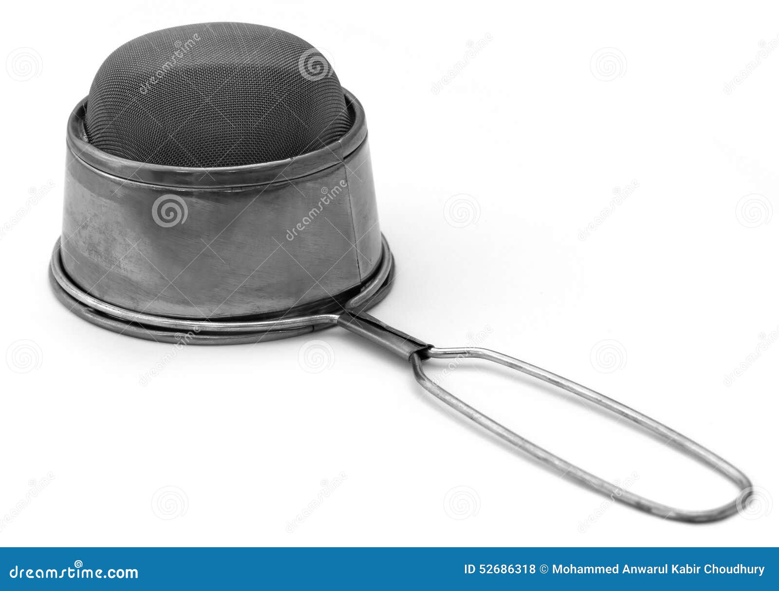 Steel made tea stainer stock photo. Image of metal, stainless - 52686318