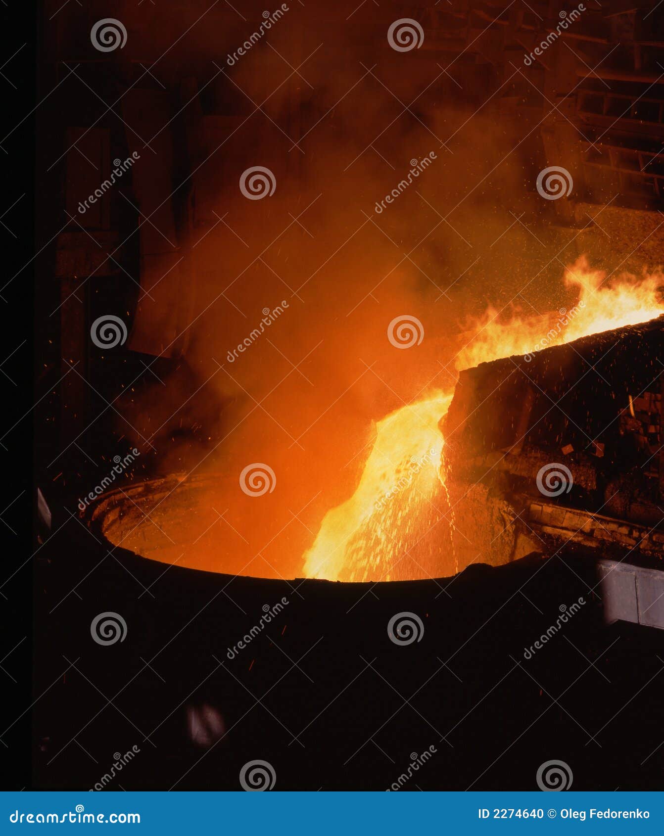 Steel making stock photo. Image of industrial, manufacturing - 2274640