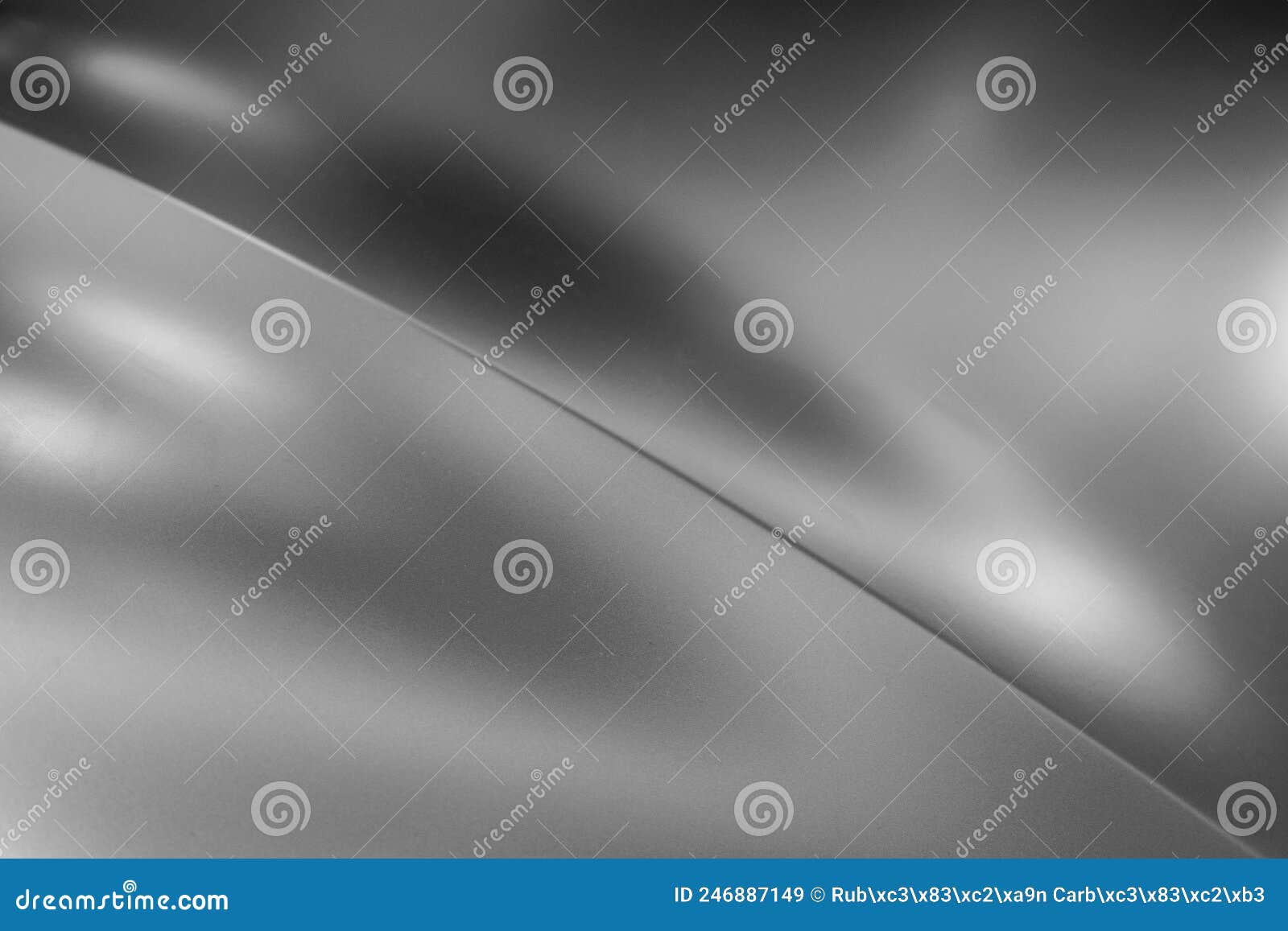 Steel Matte Metallic Texture with a Diagonal Bend Stock Image - Image ...