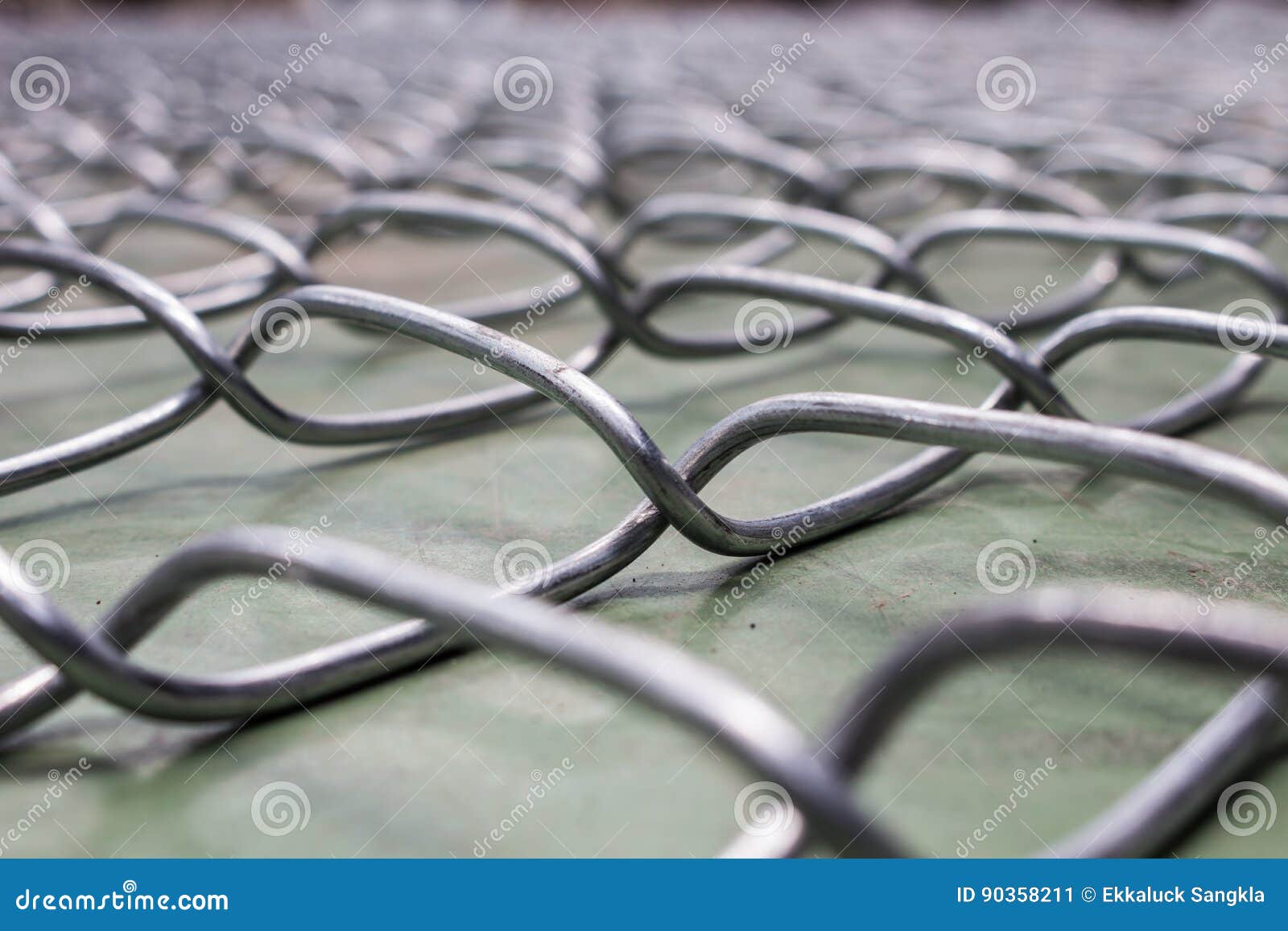 The Steel Mesh on Ground, for Background. Stock Image - Image of wall ...