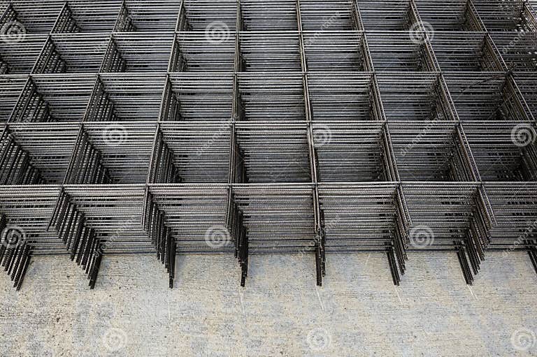 Steel Mesh for Reinforcement Concrete in Construction Site ...