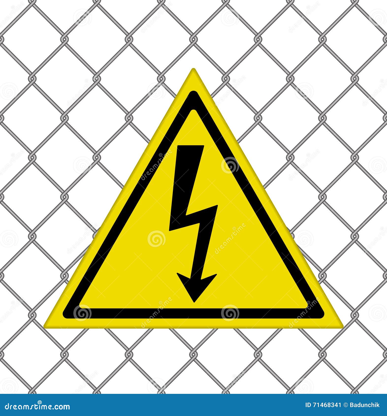 Steel Mesh Seamless Texture and Sign Stock Vector - Illustration of ...