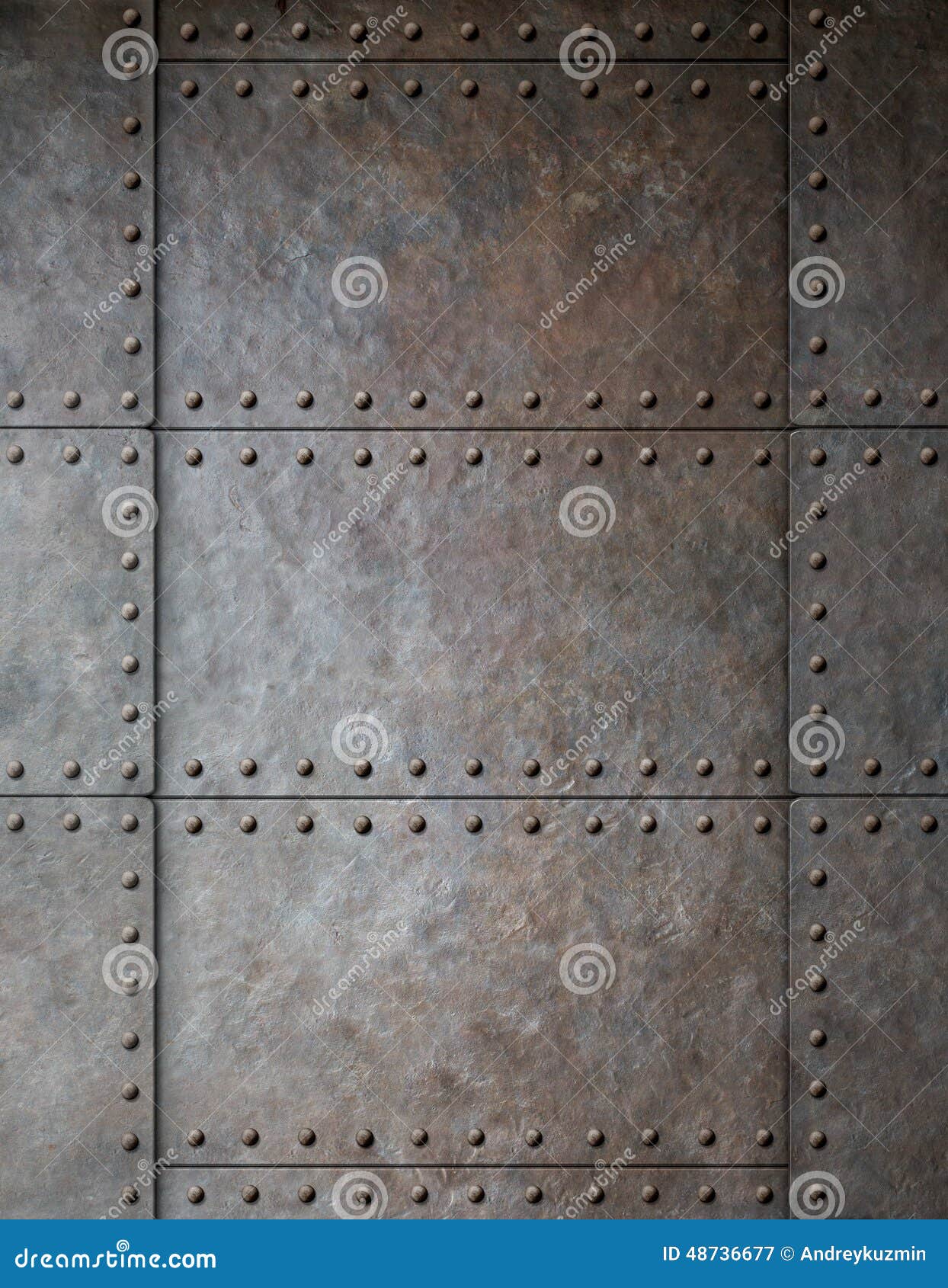 Steel Metal Armour Background with Rivets Stock Image - Image of rust ...