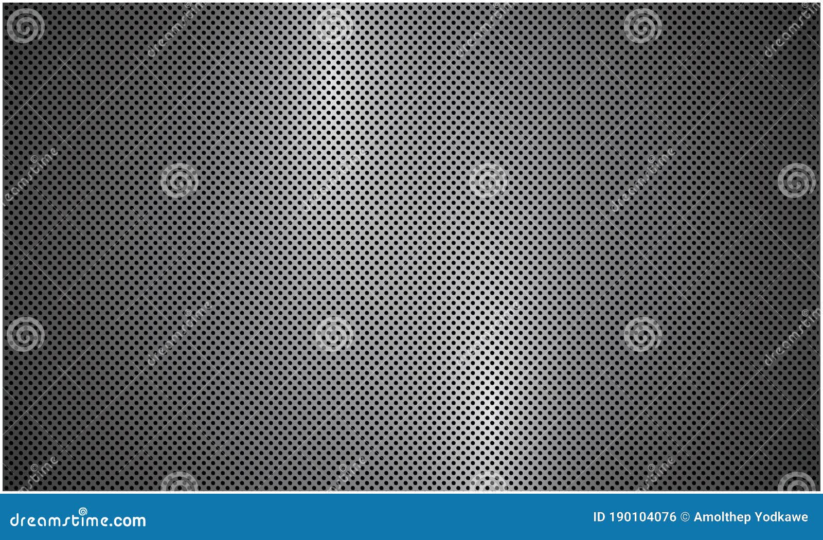 Steel Metal Background with Perforation. Illustration. Raster Version ...