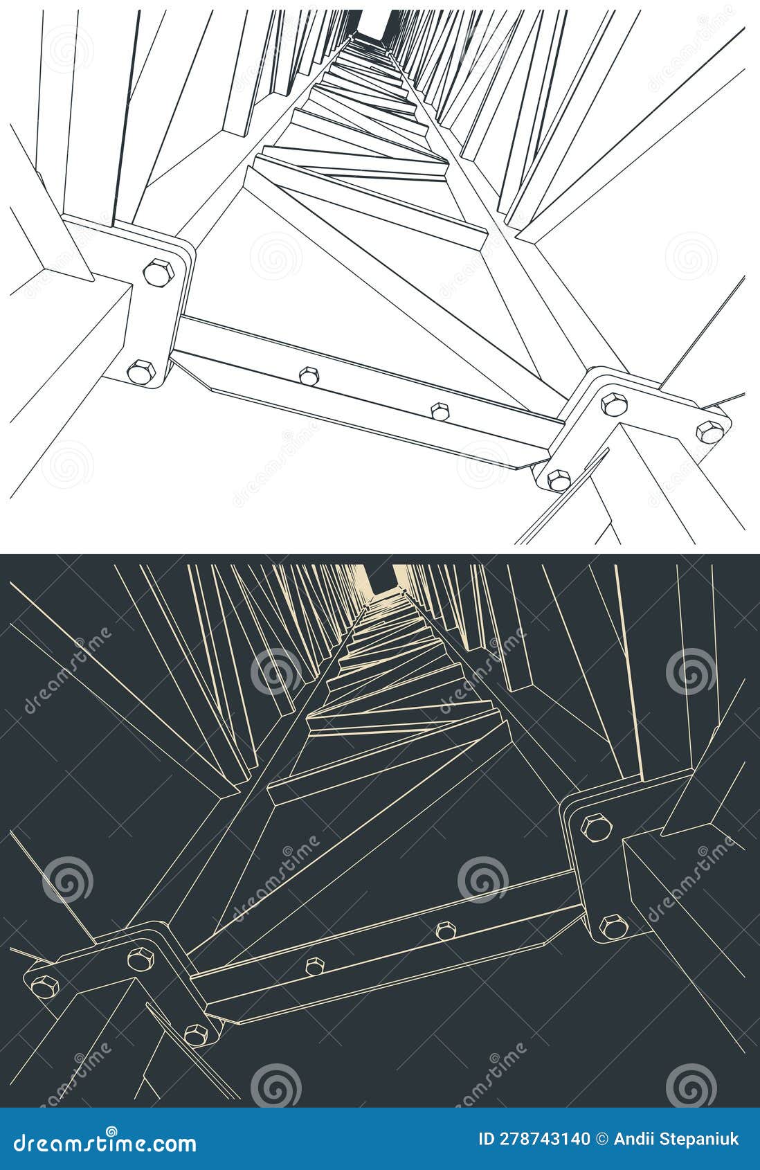 DNA Structure. Close-up Of Chromosome With Centromere And Telomeres ...