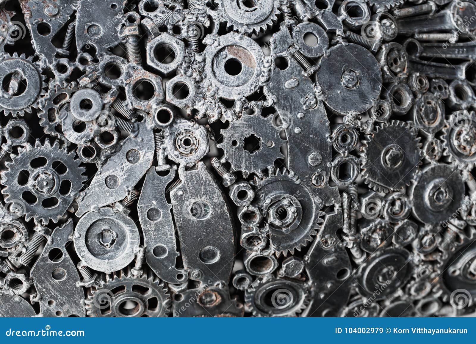 Steel metal gear stock image. Image of gear, cooperation - 104002979